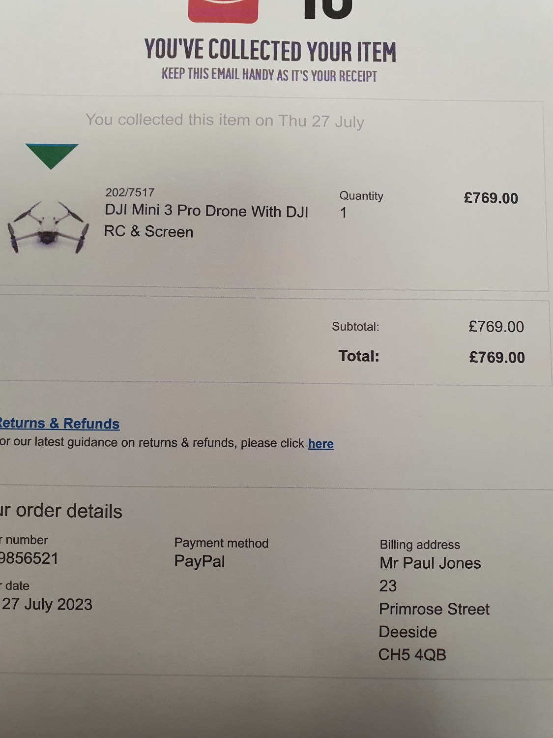 Dji select birthday gift store